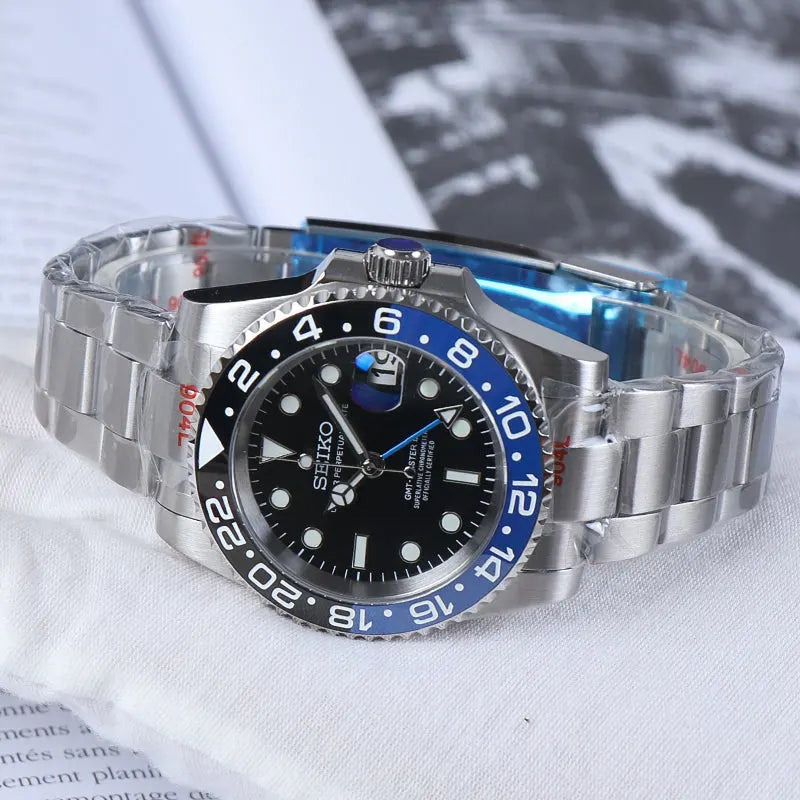 Seiko Mod GMT Batman – LSMODDING